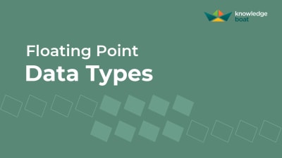 Primitive Data Types: Floating Point Types | Video Tutorials for ICSE Computer Applications with ...