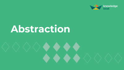 Abstraction | Video Tutorials for ICSE Computer Applications with BlueJ | KnowledgeBoat