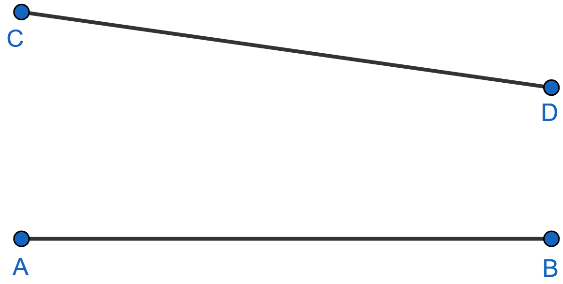 In the figure given below, find a point P on CD equidistant | KnowledgeBoat