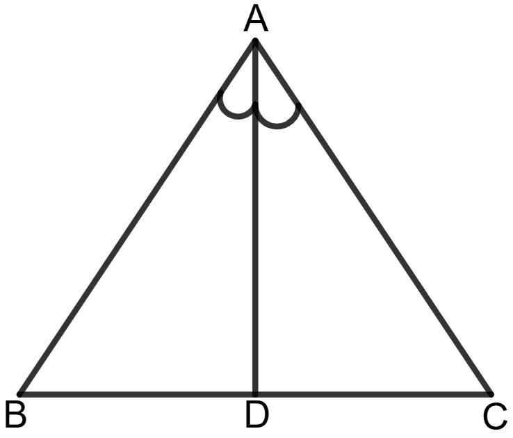 ABC is an equilateral triangle. If AD bisects angle A, prove | KnowledgeBoat
