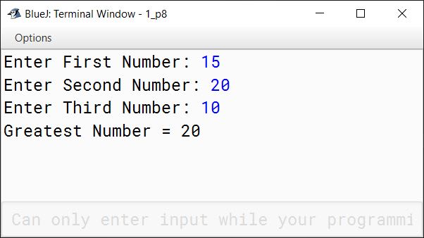 Write A Program In Java To Find The maximum Of Three Numbers 