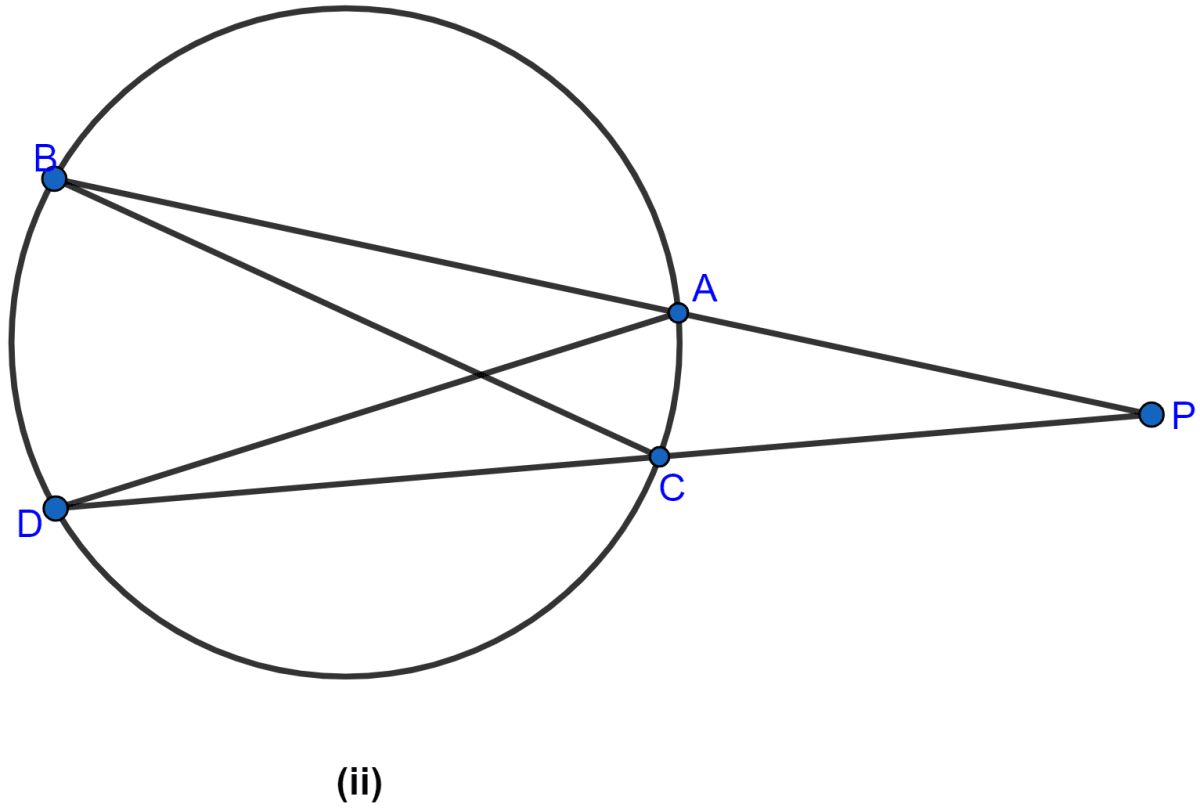 In The Figure ii Given Below Chords BA And DC Of A Circle In The Figure ii Given Below Chords BA And DC Of A Circle
