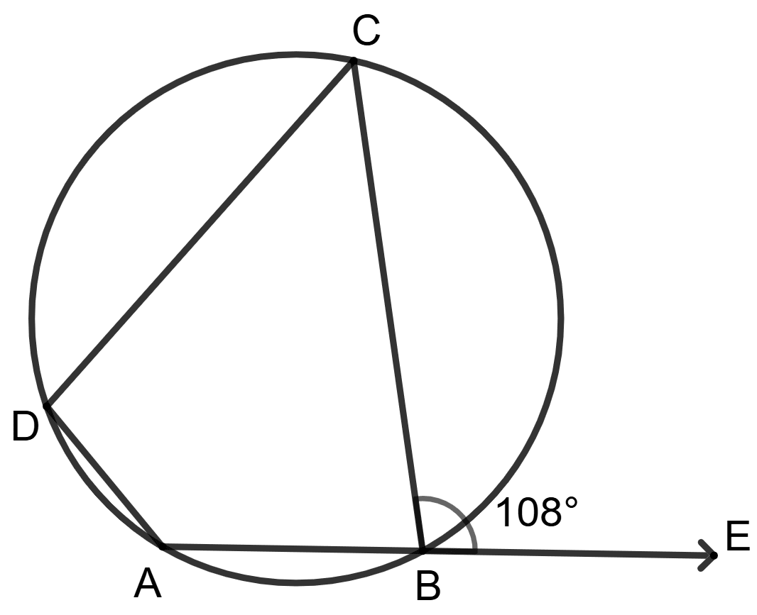 Assertion (A): In the adjoining figure, AB is a diameter of | KnowledgeBoat