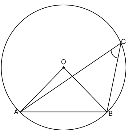 In the given figure, O is the centre of the circle. If the | KnowledgeBoat