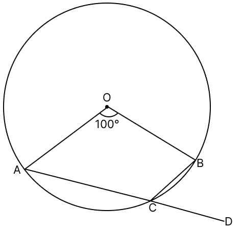 Assertion (A): In the figure, if O is the centre of the | KnowledgeBoat