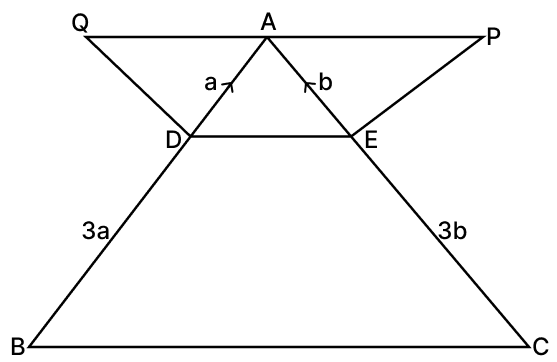 EL : BL is equal to : 1. 1 : 2 2. 2 : 1 3. 1 : 3 4. 3 : 1 | KnowledgeBoat