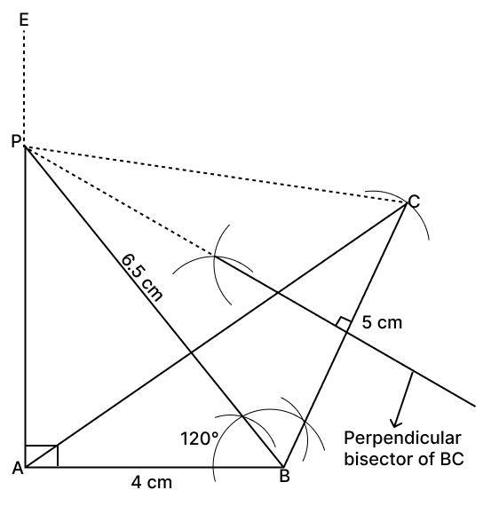 Using ruler and compasses only, construct a ΔABC in which AB ...